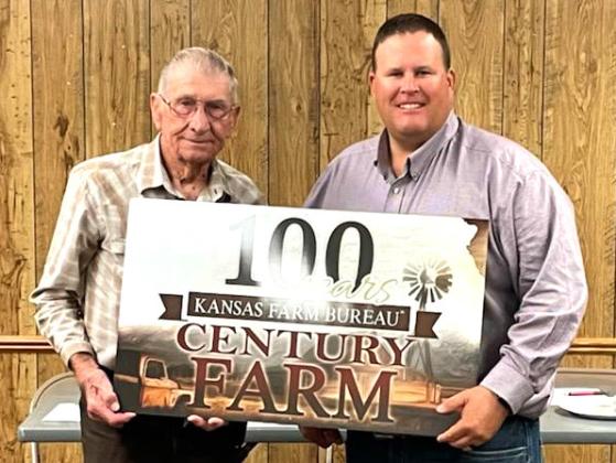 Wichita County Farm Bureau Recognizes Luebbers for Century Farm ...